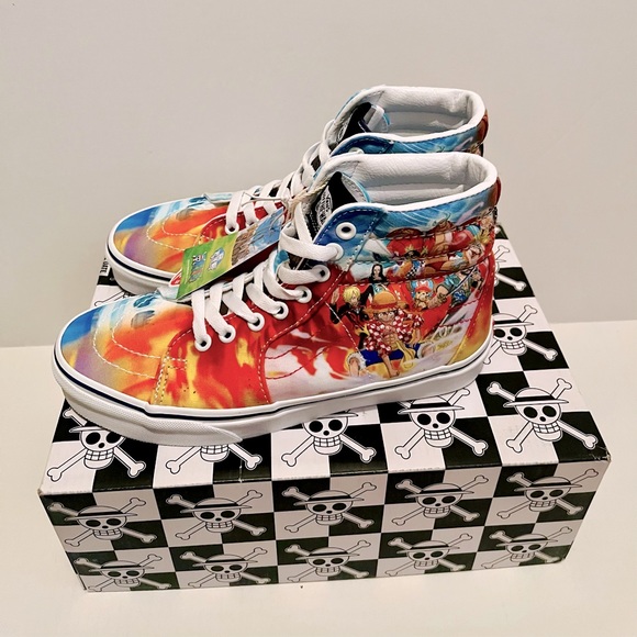 Vans | Shoes | Vans X One Piece Sk8hi Punk Hazard Skate Shoes ...